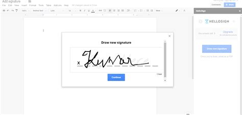 How To Make A Signature Line In Google Docs Design Talk