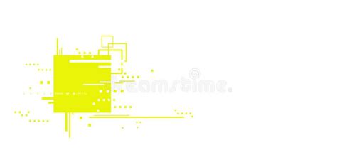 Abstract Tech Background With Simple Object Stock Vector Illustration Of Technology