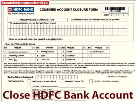 How To Close HDFC Bank Account Online