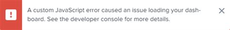Javascript Error On Dashboard Load Splunk Community
