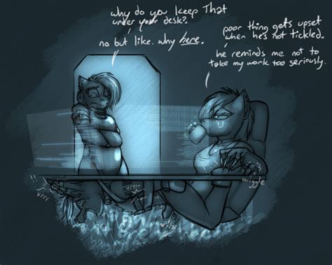 Rule 34 Anthro Armwear Blue Theme Bondage Bound Caroo Character