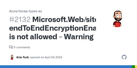 Microsoftwebsites Endtoendencryptionenabled Is Not Allowed Warning
