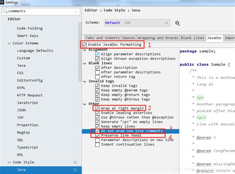 Idea代码以及注释格式化，行宽设置，以及自动换行idea 注释换行 Csdn博客