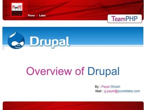 overview of drupal ppt