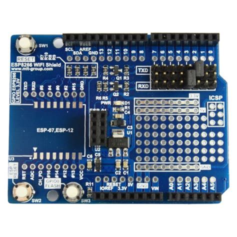 ESP8266 WIFI Shield With ESP 01 ESP 07 ESP 12 For Arduino
