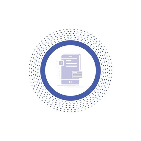 frontend interface mobile phone developer glyph icon vector