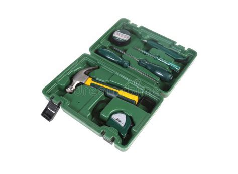 Small Black Toolbox Set Isolated On White Background Stock Image Image Of Work Open 339430115