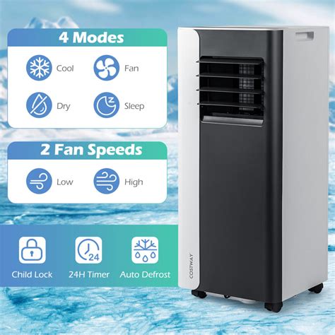 70009000 Btu Portable Air Conditioner 3 In 1 With Fan And Dehumidifier