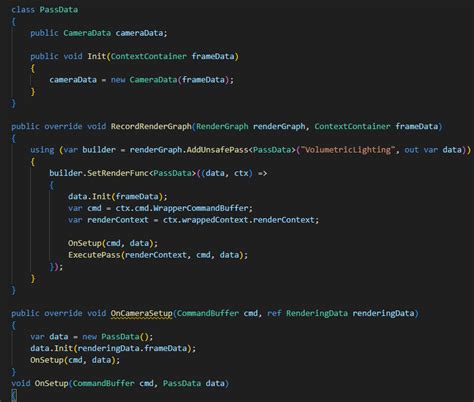 introduction of render graph in the universal render pipeline urp