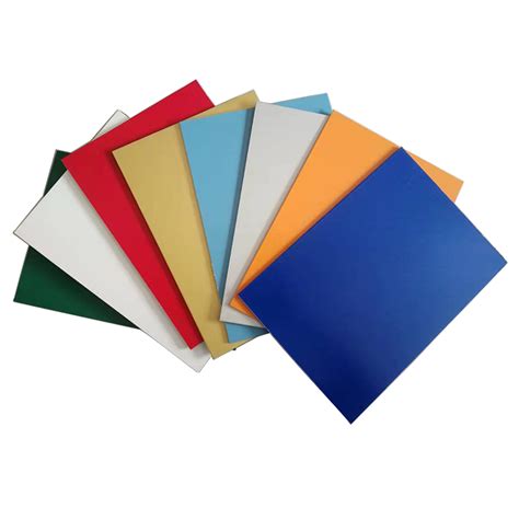 3mm 4mm Interior Wall Cladding Aluminum Composite Panel Pvd Fpe Coated