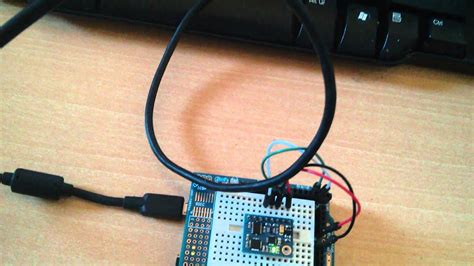Testing GY 85 Accelerometer Gyro Magnetometer With Arduino YouTube