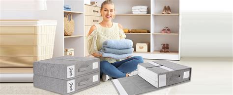 Bufor Sheet Organizer For Linen Closet Foldable Bed Sheet