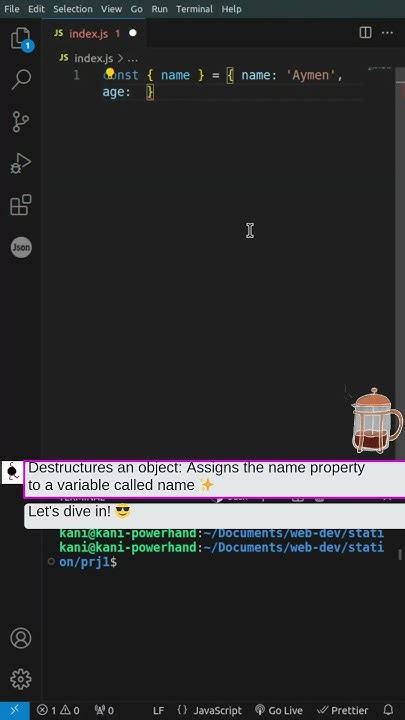 Learn Object Destructuring In Javascript Nodejs Programming Javascript Coding Youtube