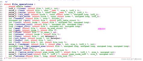 526 9字符设备驱动工作原理1 Fileiperations Registerchrdev Csdn博客