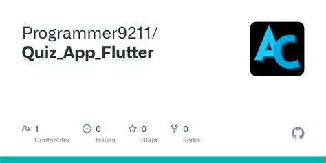 GitHub Programmer9211 Quiz App Flutter