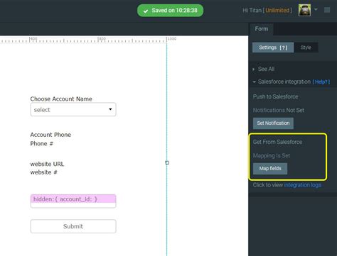 Salesforce Get Integration Example 1