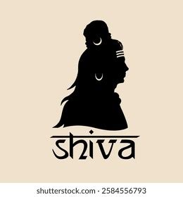 Illustration Lord Shiva Indian God Hindu Stock Vector (Royalty Free ...