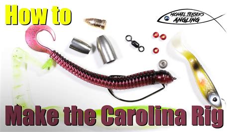 How To Make The Carolina Rig Basic Angling Tips Youtube