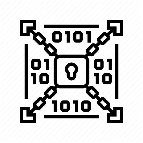 Encryption Lock Big Data Analytics Hadoop Spark Icon Download