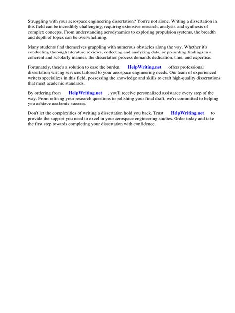Aerospace Engineering Dissertation Ideas Pdf Aircraft Engineering