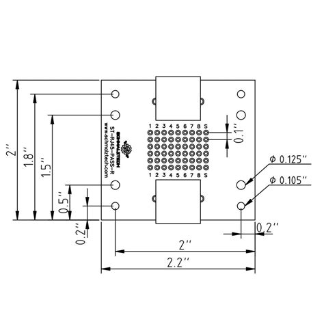 Rj45 Pass Through Breakout Board Din Rail Schmalztech