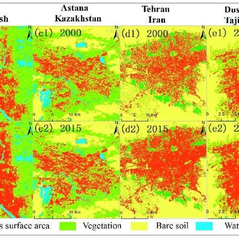 Examples Of Final Classified Intra Urban Land Cover Images Notes The