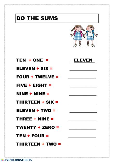 Do The Sums Worksheet English Grammar Exercises Grammar Exercises