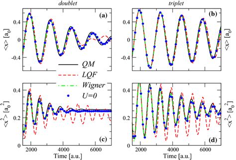 real time wavepacket correlation functions for the doublet a c and