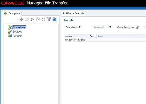 Managed File Transfer Cannot Create Any Artifacts Oracle Forums