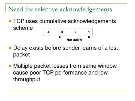 Ppt Tcp Selective Acknowledgement Options Powerpoint Presentation