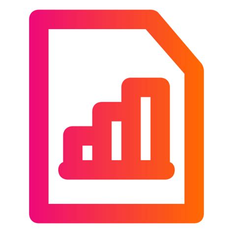 Data Generic Gradient Outline Icon
