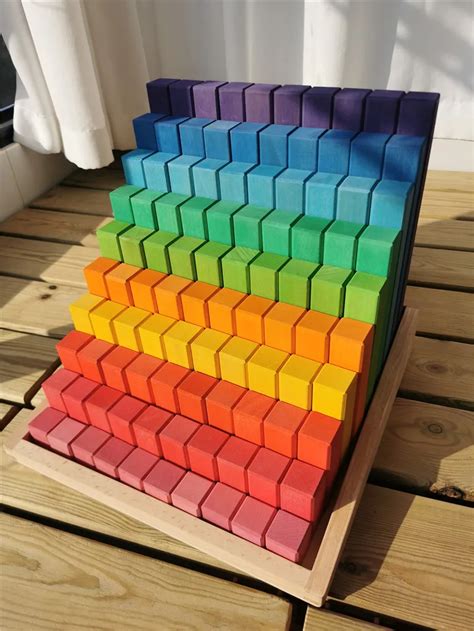 Stepped Counting Math Blocks Purely Bras