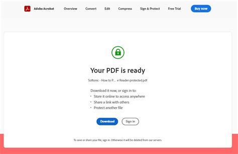 How To Password Protect A PDF In Adobe Reader In Easy Steps Softonic