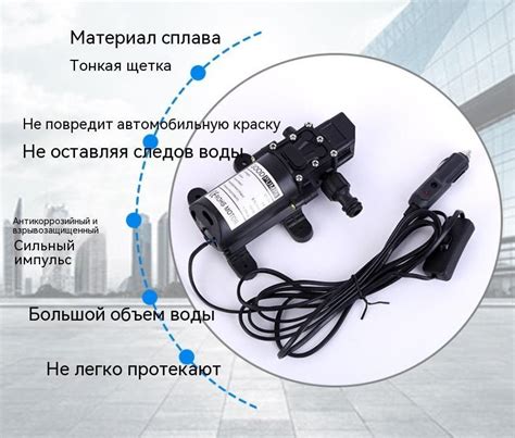 Беспроводной автомобильный водяной насос высокого давления для мойки ...