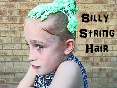 Silly String Hair Challenge Youtube