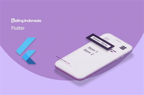 Flutter Menambahkan Drawer Pada Aplikasi Koding Indonesia