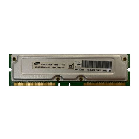 Ibm 33l3353 256mb Pc 800 Ddr Memory Module Serverworlds