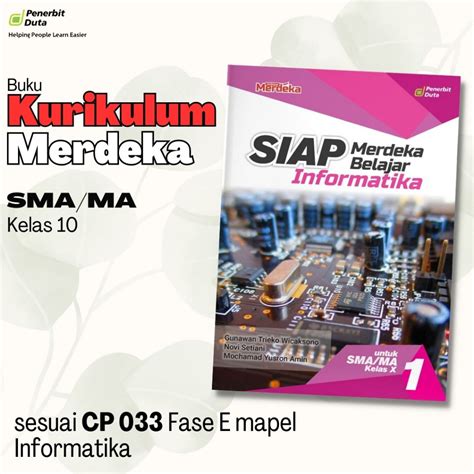 Jual Siap Merdeka Belajar Informatika SMA MA SMK MAK Kelas Kurikulum Merdeka Shopee Indonesia