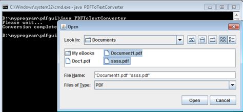 java programs pdf to text converter