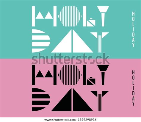Variable Logo Design Holiday Theme Stock Vector Royalty Free 1399298936