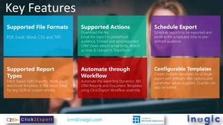 Click Export Export Attach Dynamics Reports PPT Free Download