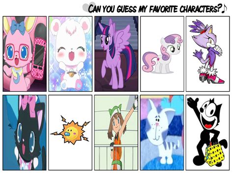 Can You Guess My Favorite Characters Part 7 By Kirbyhamtarogirl On