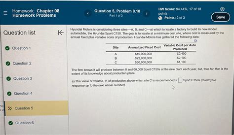 Solved ﻿homework Chapter 08 ﻿homework Problemsquestion