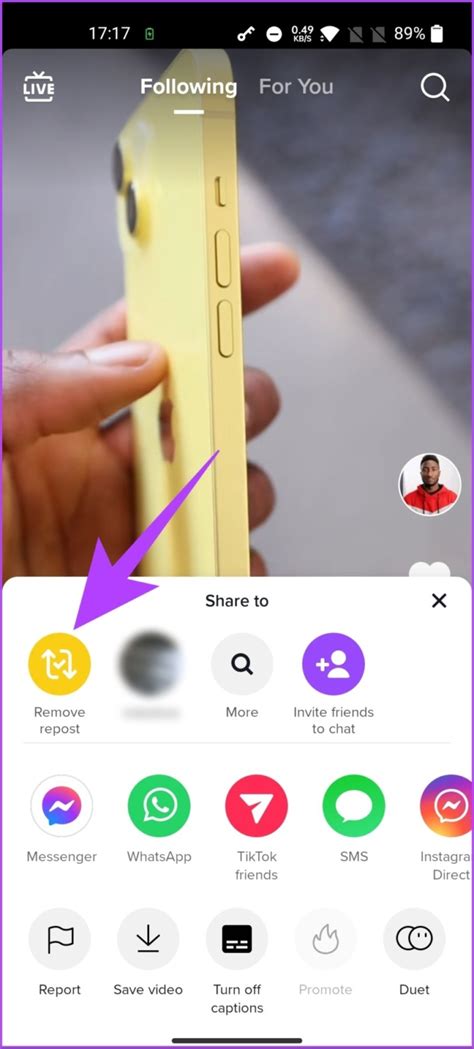 How to Repost (or Un-Repost) on TikTok