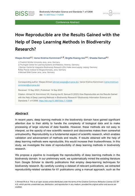 pdf how reproducible are the results gained with the help of deep