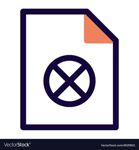 File Error Due To Virus Intervention Royalty Free Vector
