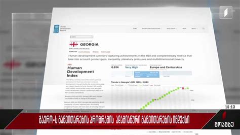 გაერო ს განვითარების პროგრამის ადამიანური განვითარების ინდექსი Youtube