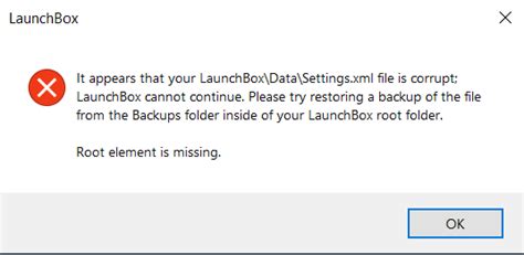 Launchbox Crash On Startup Troubleshooting LaunchBox Community Forums
