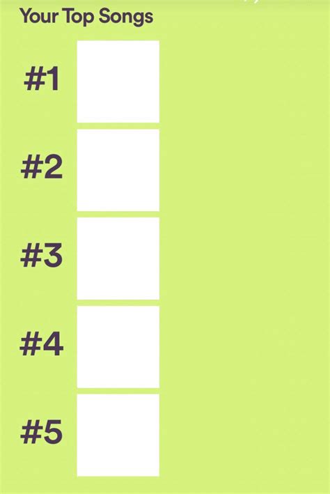 Spotify Wrapped Templates