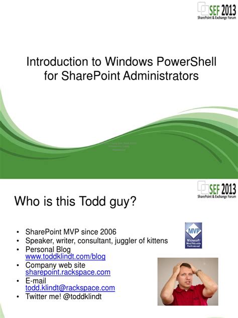 Powershell For Sharepoint Admins Pdf Download Free Pdf Share Point Application Software